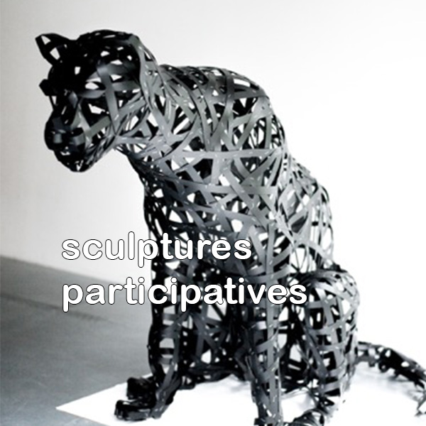 Sculptures participatives – +MIEUX création Jeux de ville et d'architecture